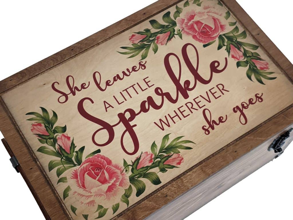 A Little Sparkle Keepsake Box