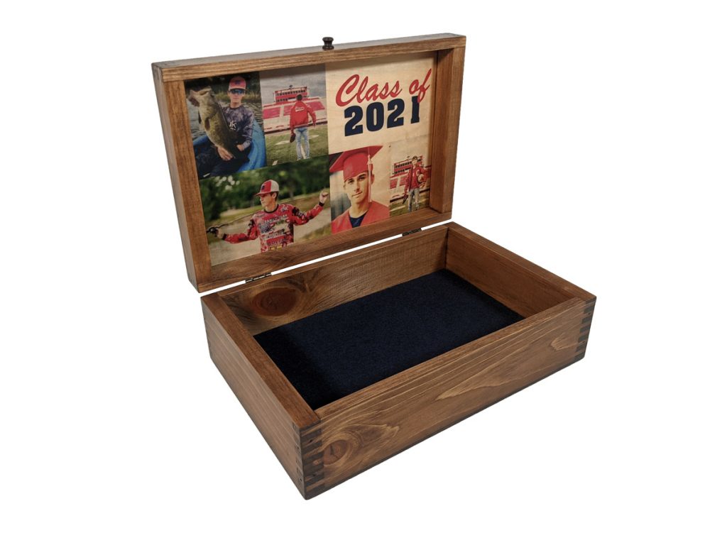 Custom Graduation Memory Gift Box - Relic Wood