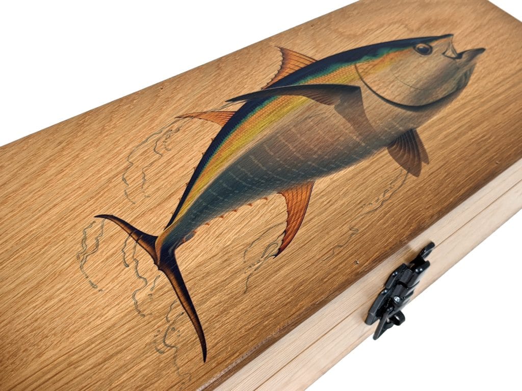 Limited Edition "Yellowfin Tuna" White Oak Box - Relic Wood